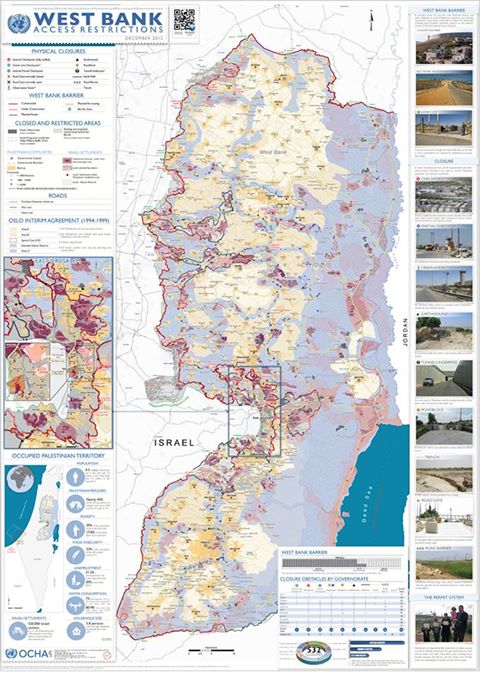 OCHA maps of the West Bank and Gaza access restrictions | Progressive ...