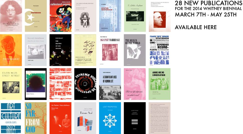 Semiotext(e) – Whitney publications | Progressive Geographies