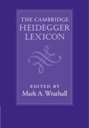 Mark A. Wrathall, The Cambridge Heidegger Lexicon – CUP, December 2019 ...