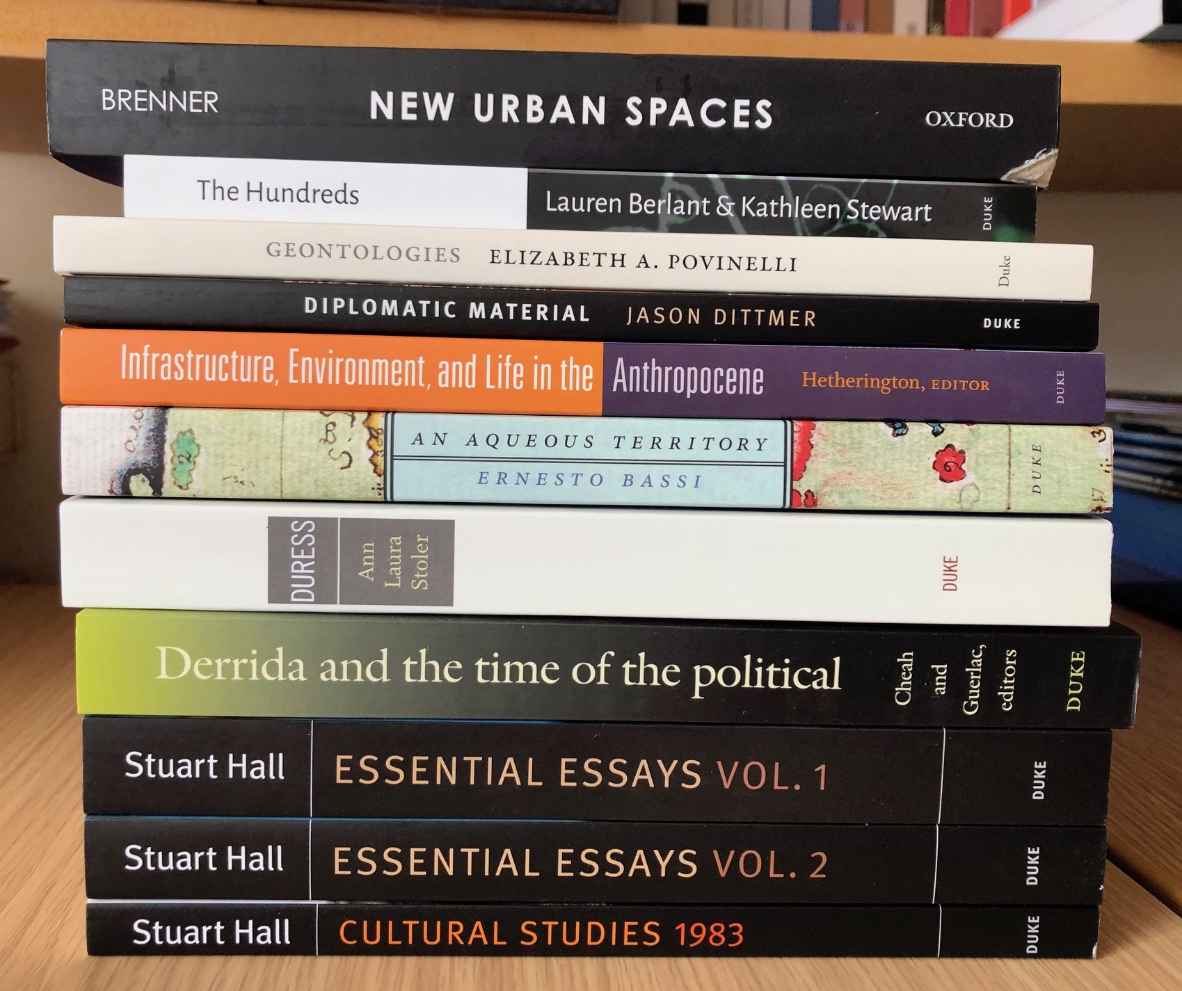 Books received – Neil Brenner, New State Spaces, and books from Duke ...