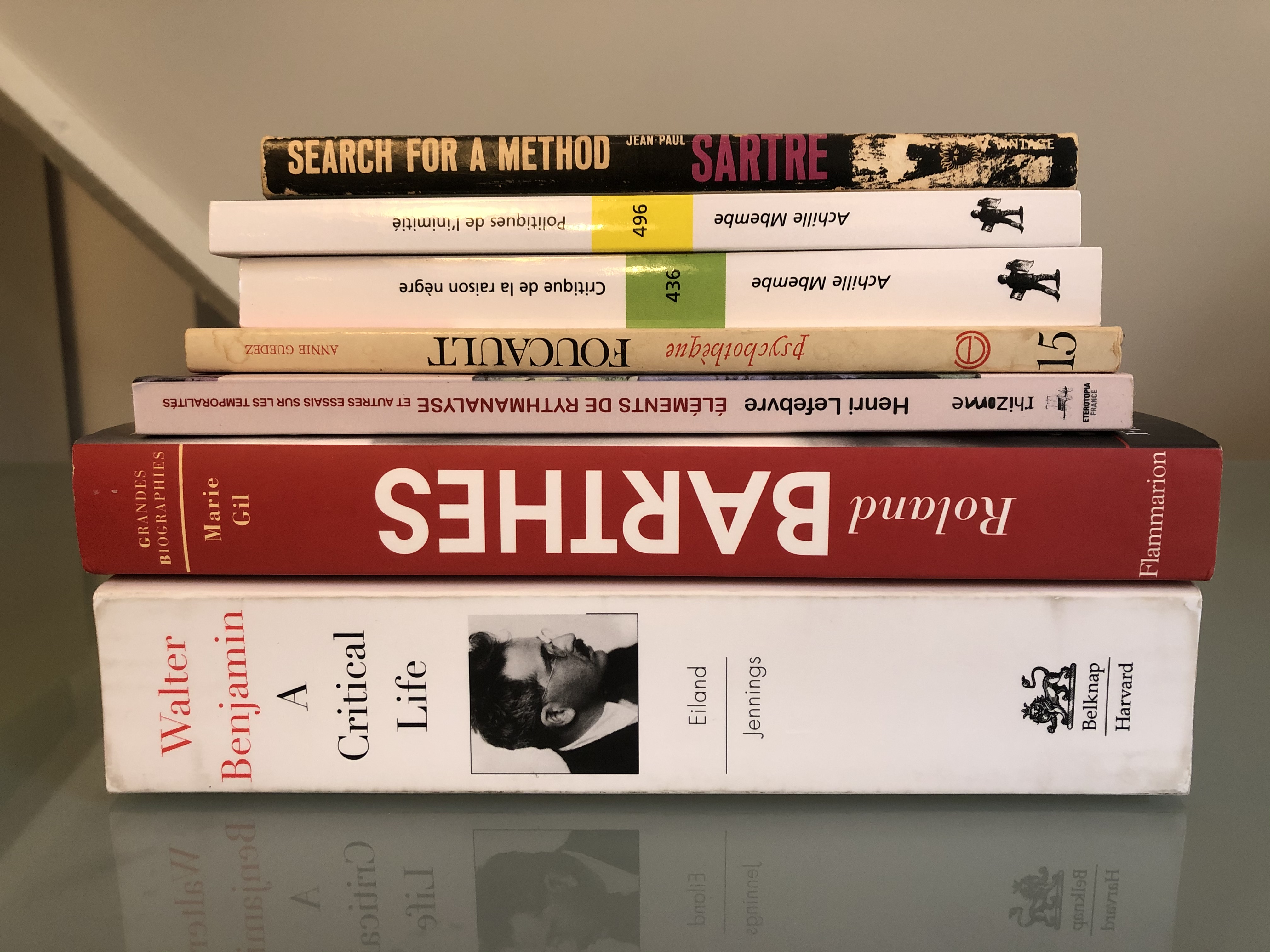 Books received – Sartre, Mbembe, Guedez, Lefebvre, Gil, Eiland and ...